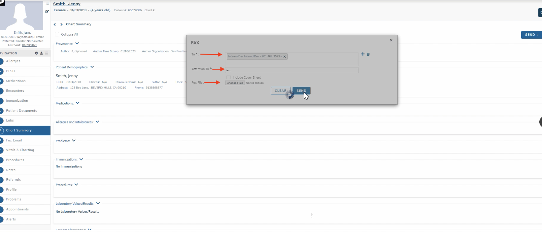 Chart Summary – RXNT Help Center