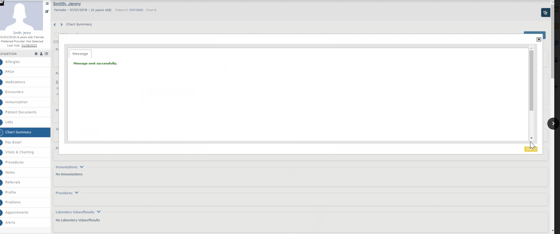 Chart Summary – RXNT Help Center