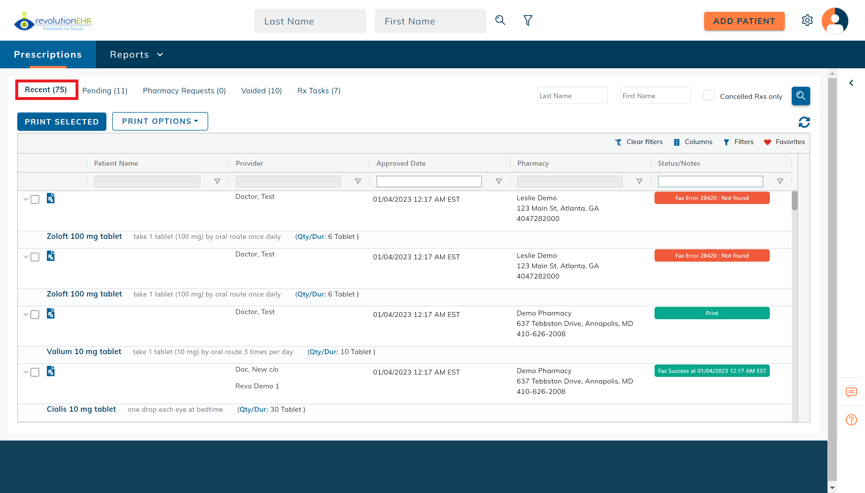 RevolutionEHR - ePrescribing User Guide – RXNT Help Center