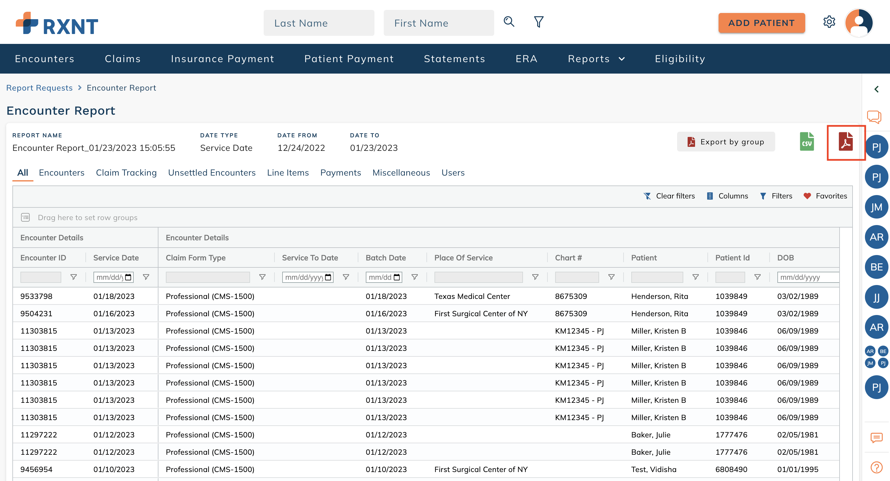 Run Billing Reports - Custom Report Module – RXNT Client Resolution Center