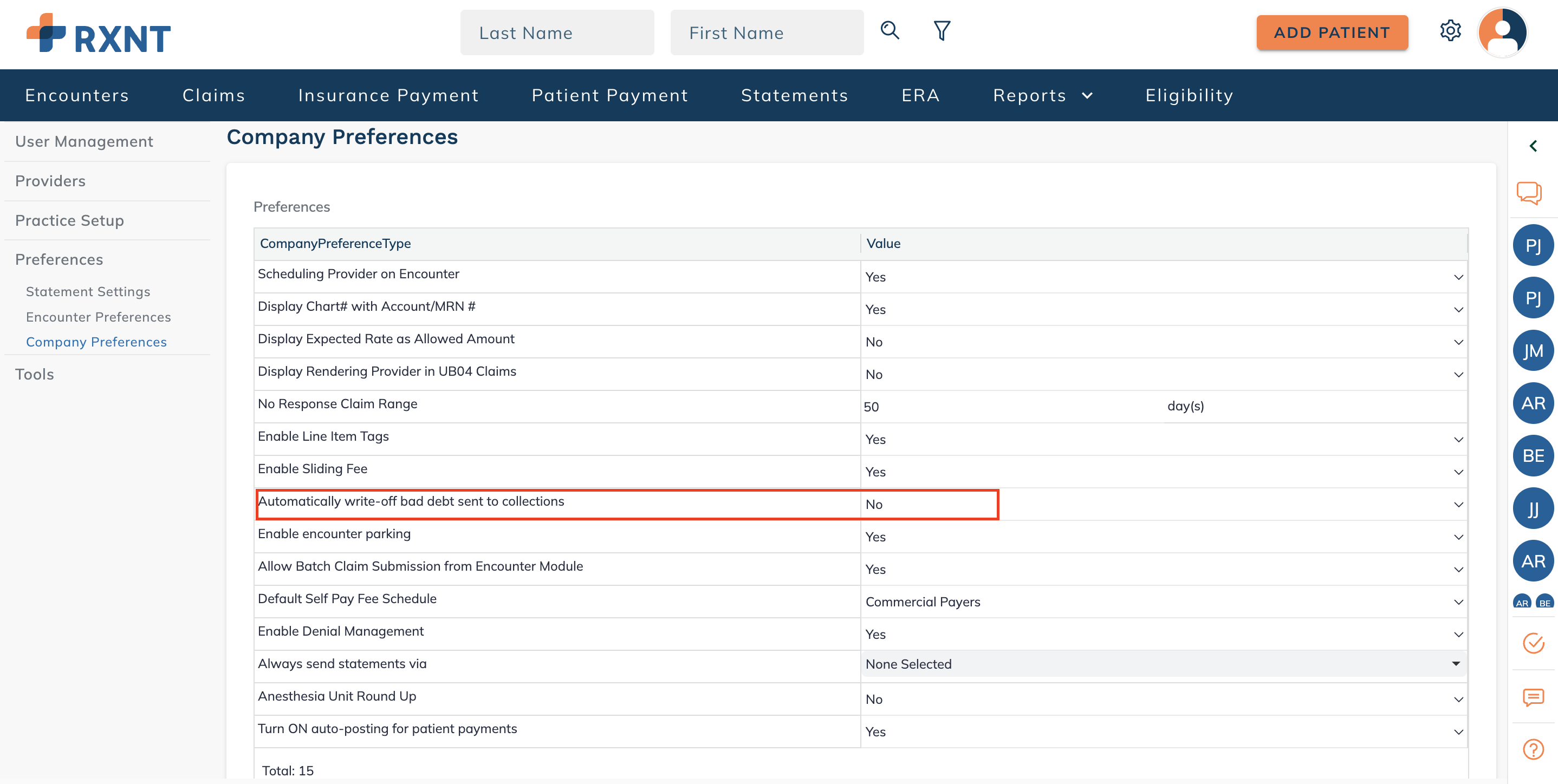 The Billing Statements Queue – RXNT Client Resolution Center
