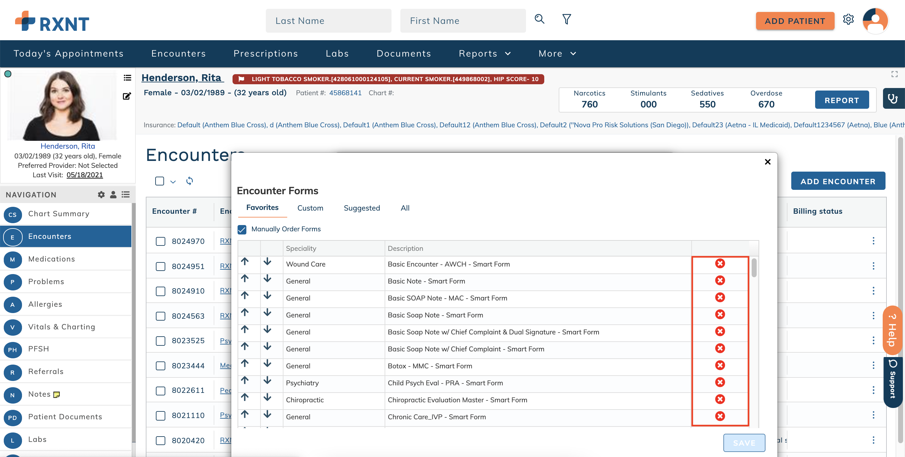 Manage Smart Forms – RXNT Help Center