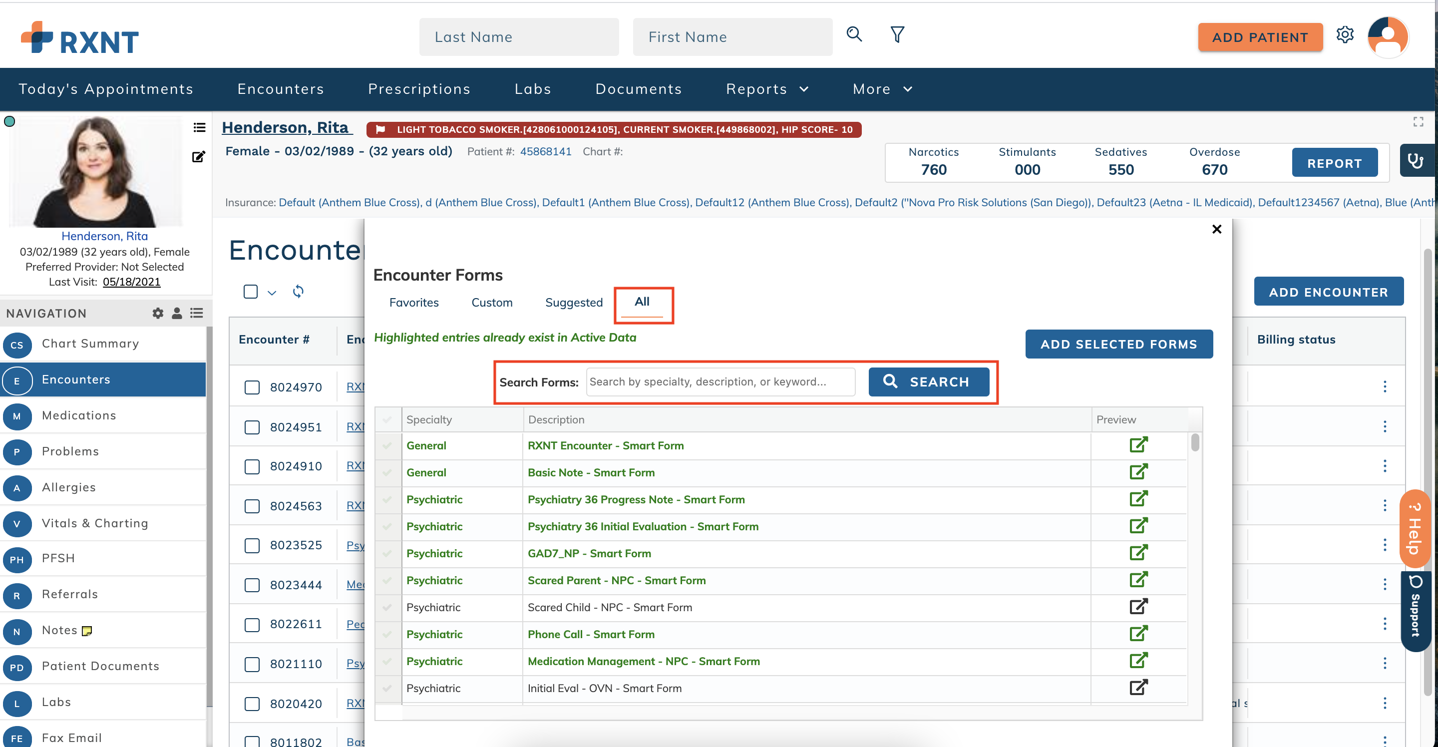 Manage Smart Forms – RXNT Help Center