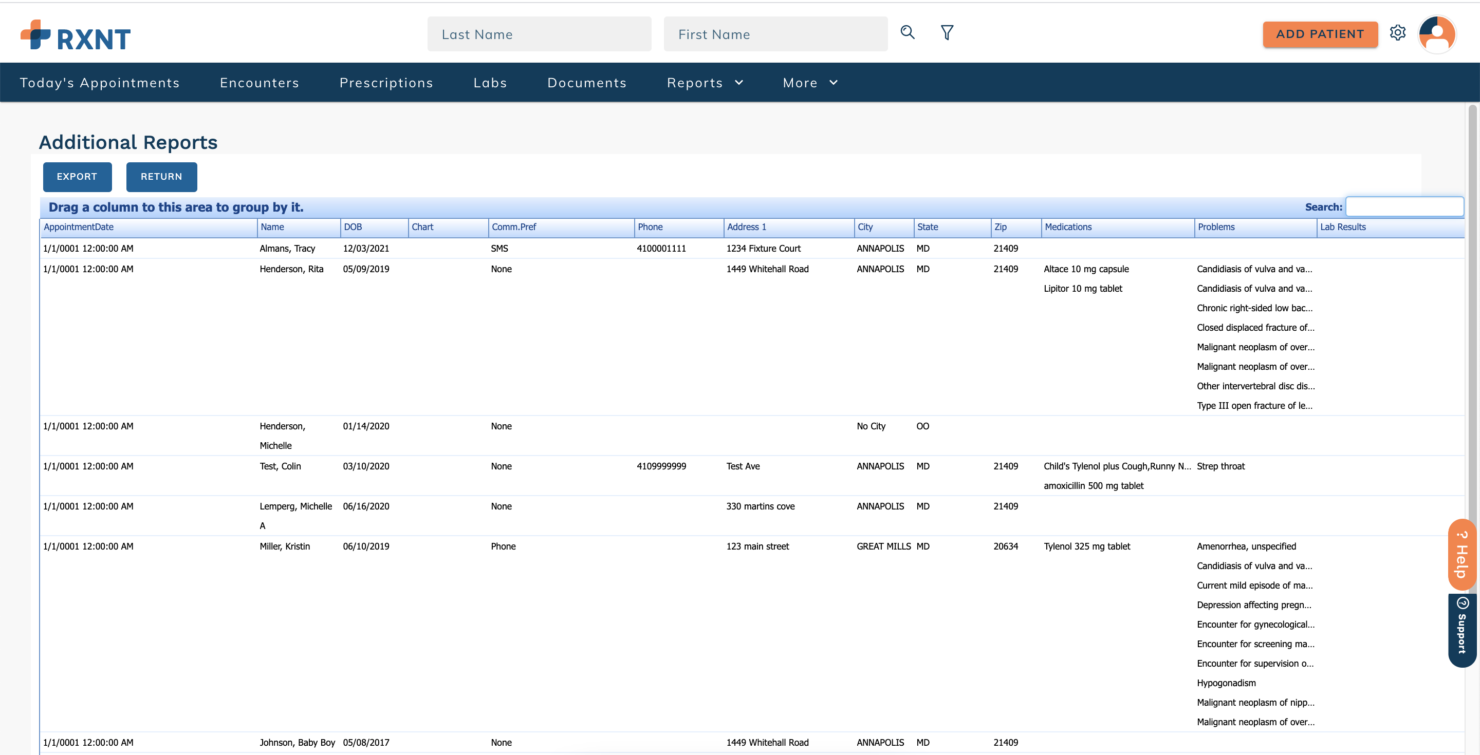 EHR Reports – RXNT Help Center