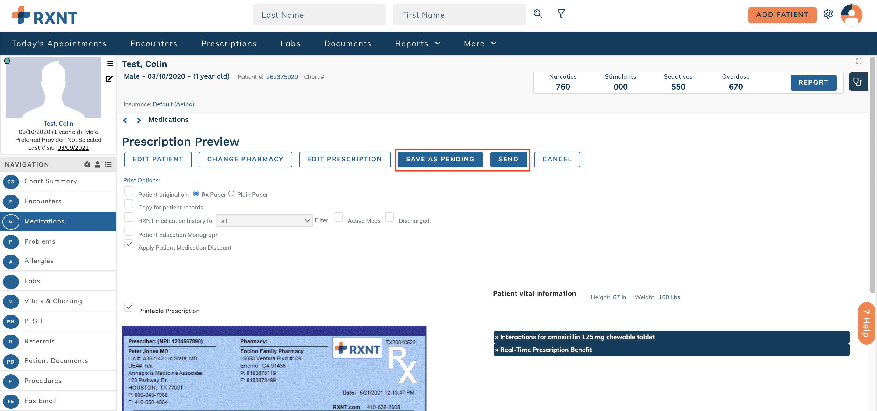 Write a New Prescription on the Desktop – RXNT Help Center