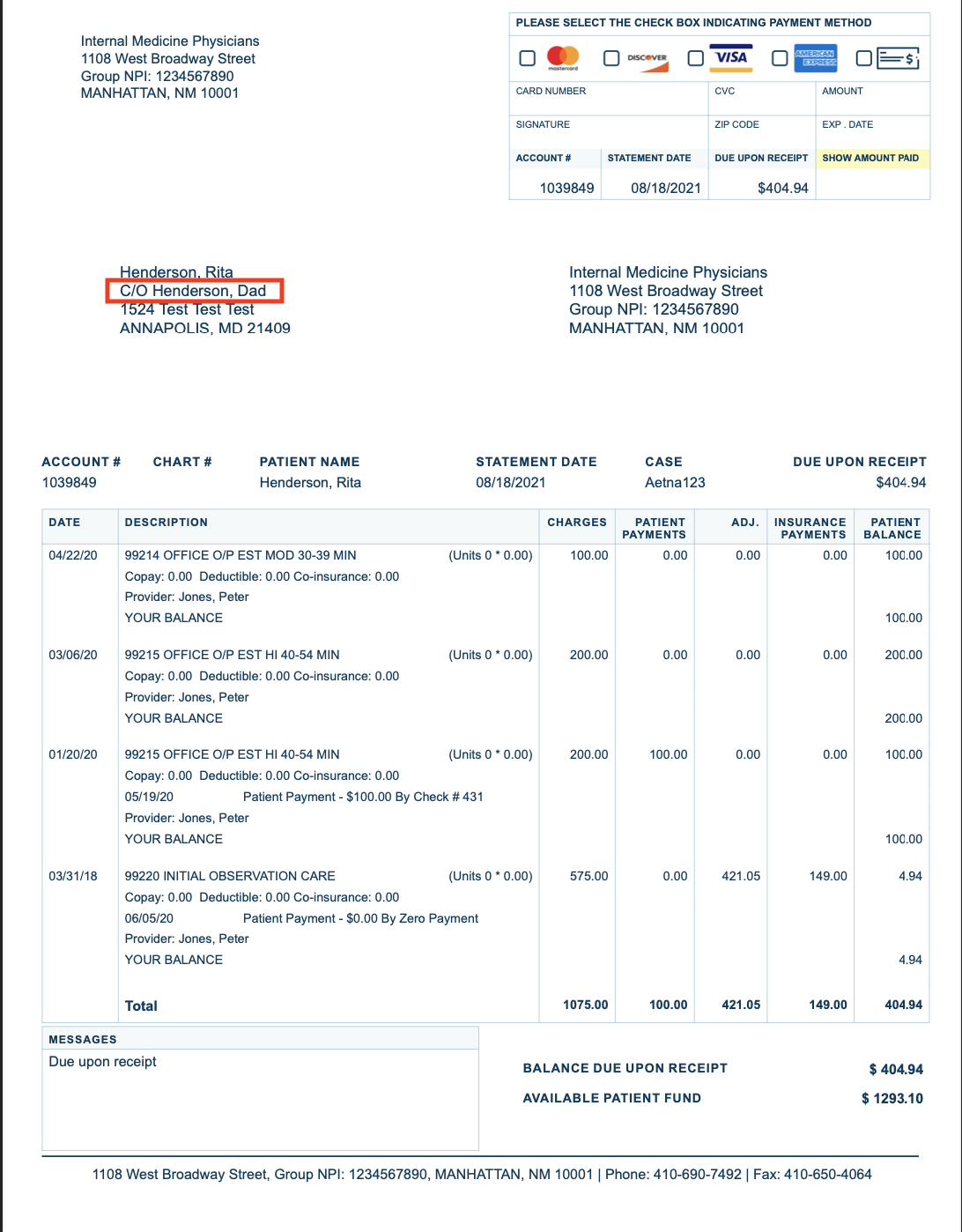 Setting up Statement Preferences – RXNT Help Center
