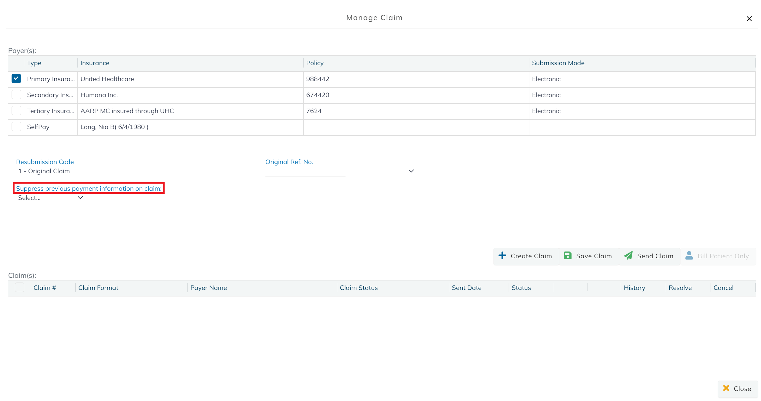 Edit & Resubmit Claim Information – RXNT Help Center