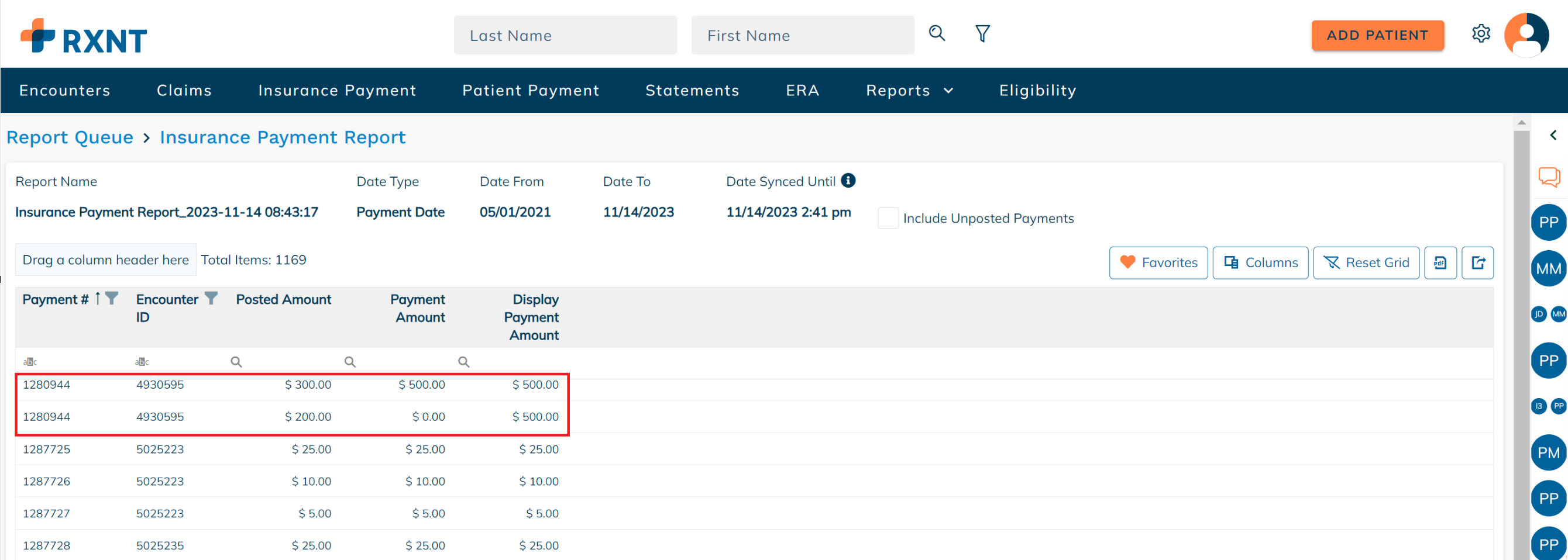 Run Billing Reports - Custom Report Module – RXNT Help Center