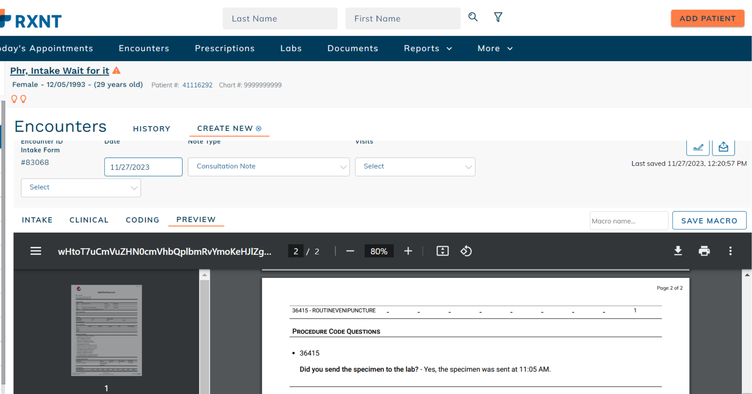 Procedure Code Questions – RXNT Help Center