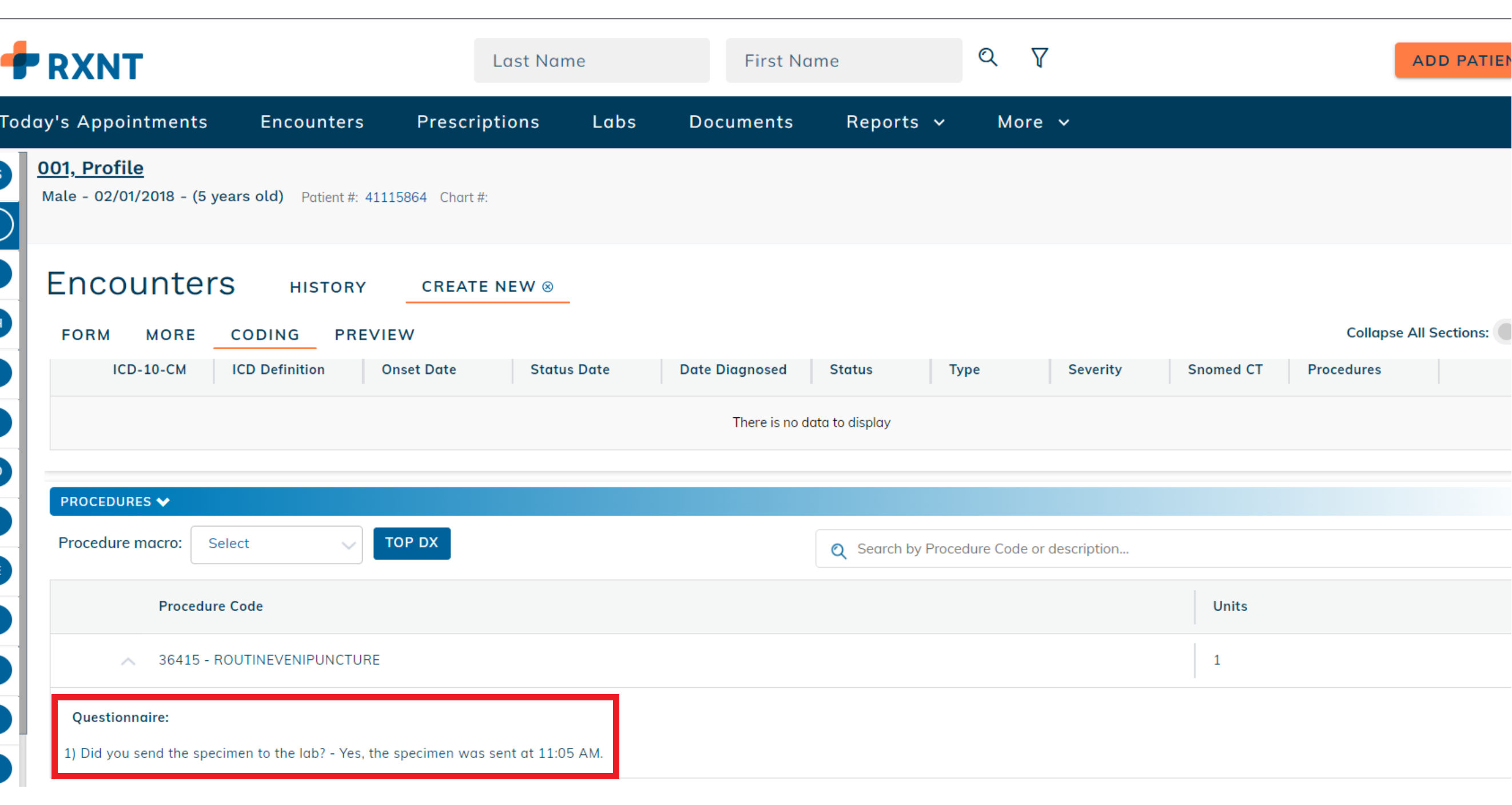 Procedure Code Questions – RXNT Help Center