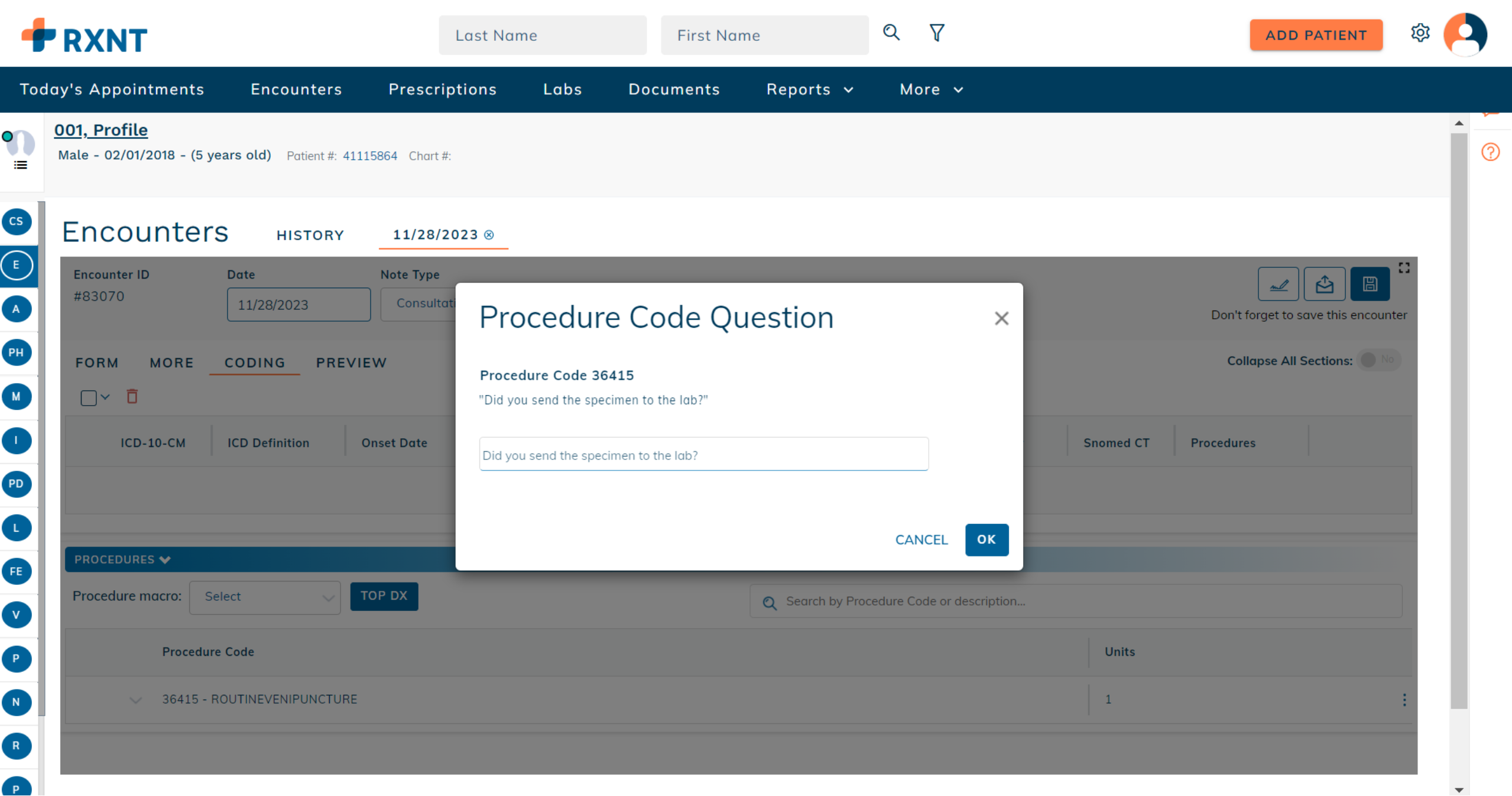 Procedure Code Questions – RXNT Help Center