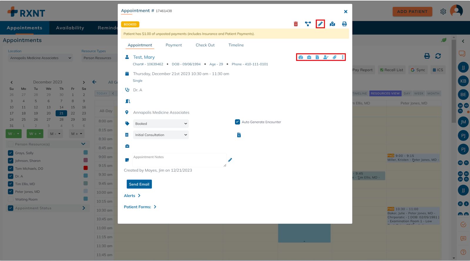 Appointment Management – RXNT Help Center