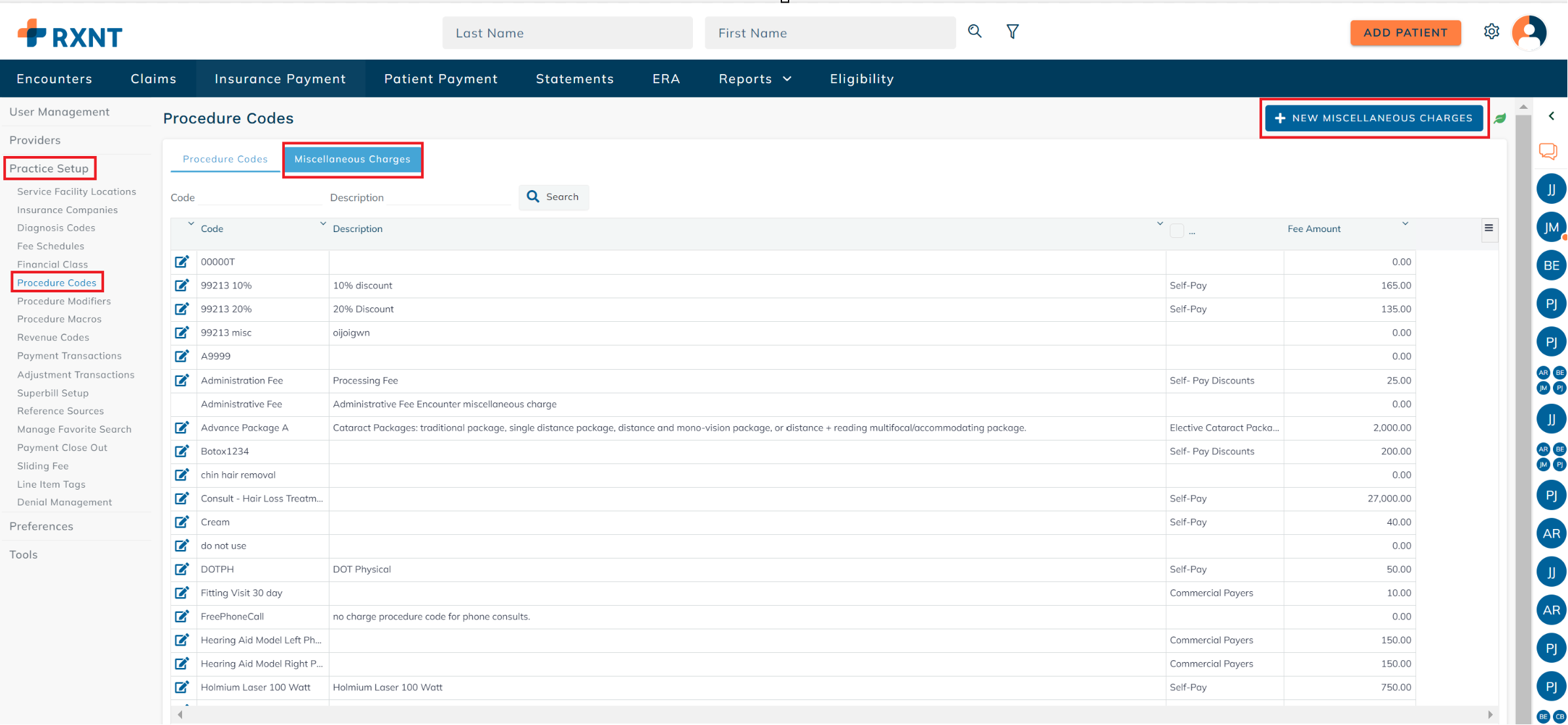 Create and Edit a Miscellaneous Charge – RXNT Help Center