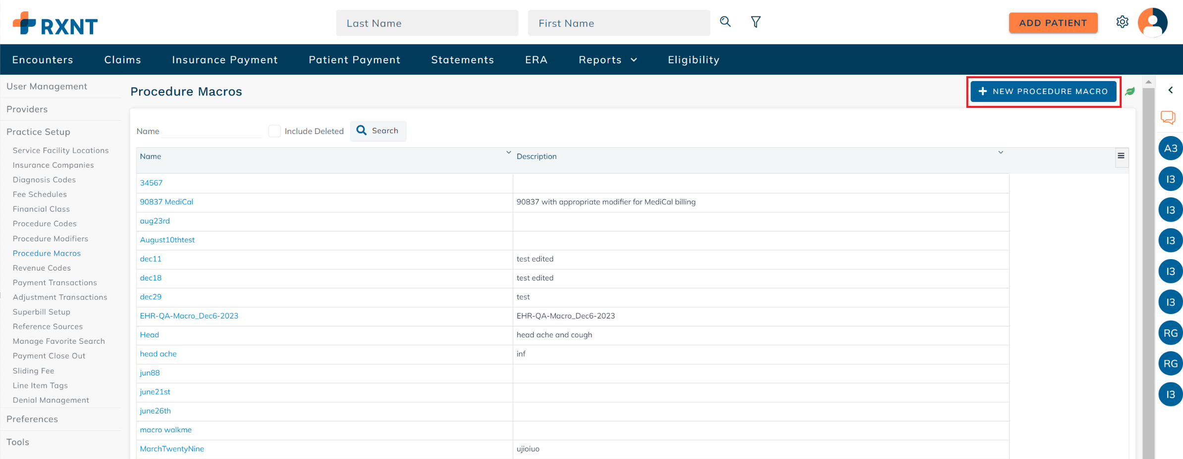 Create and Manage Procedure Macros – RXNT Client Resolution Center