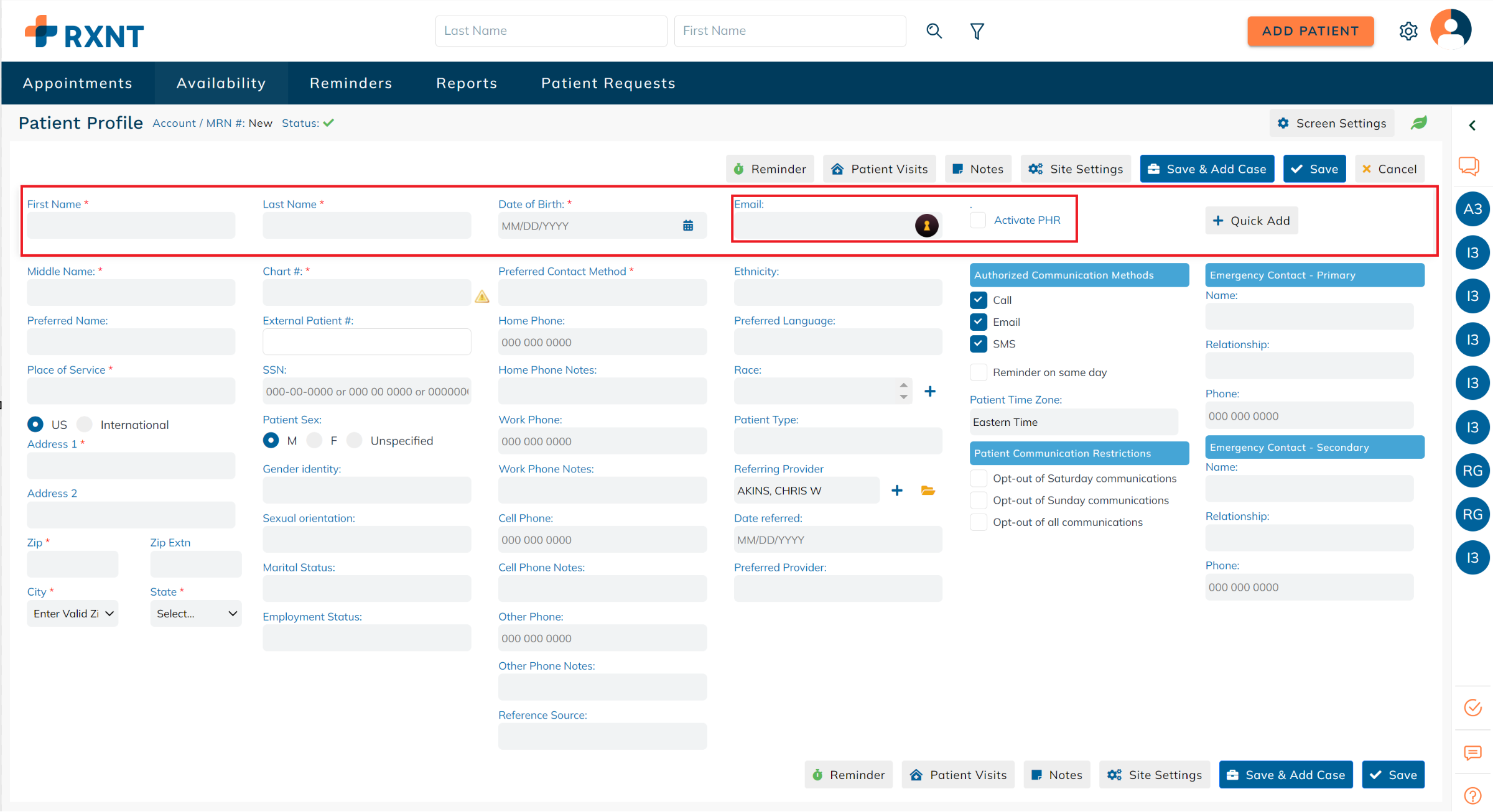 Add and Search Patients using all RXNT Solutions – RXNT Help Center