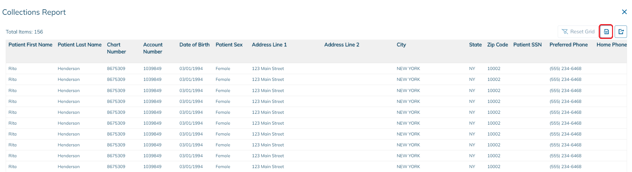 Generate a Patient Collections Report – RXNT Help Center