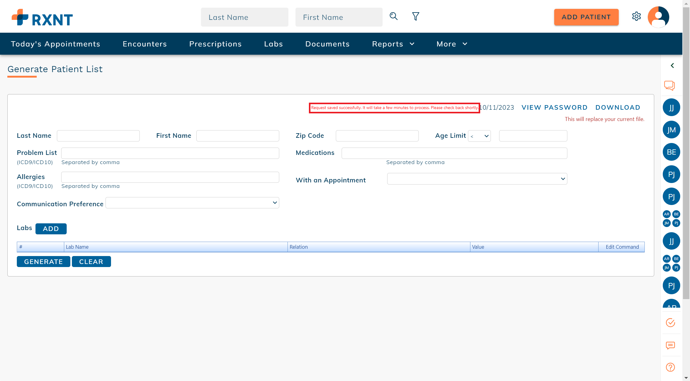 EHR Reports – RXNT Help Center