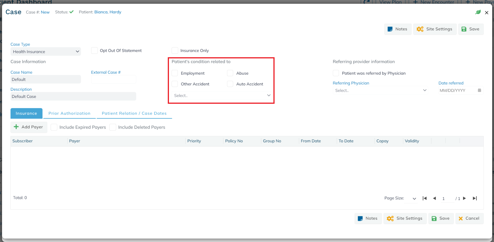 Create a Patient Case – RXNT Help Center