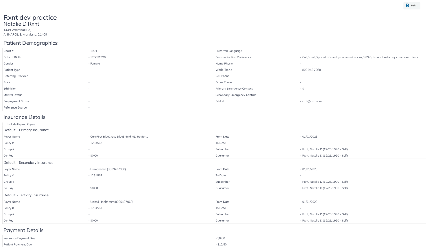 Billing Patient Dashboard – RXNT Help Center