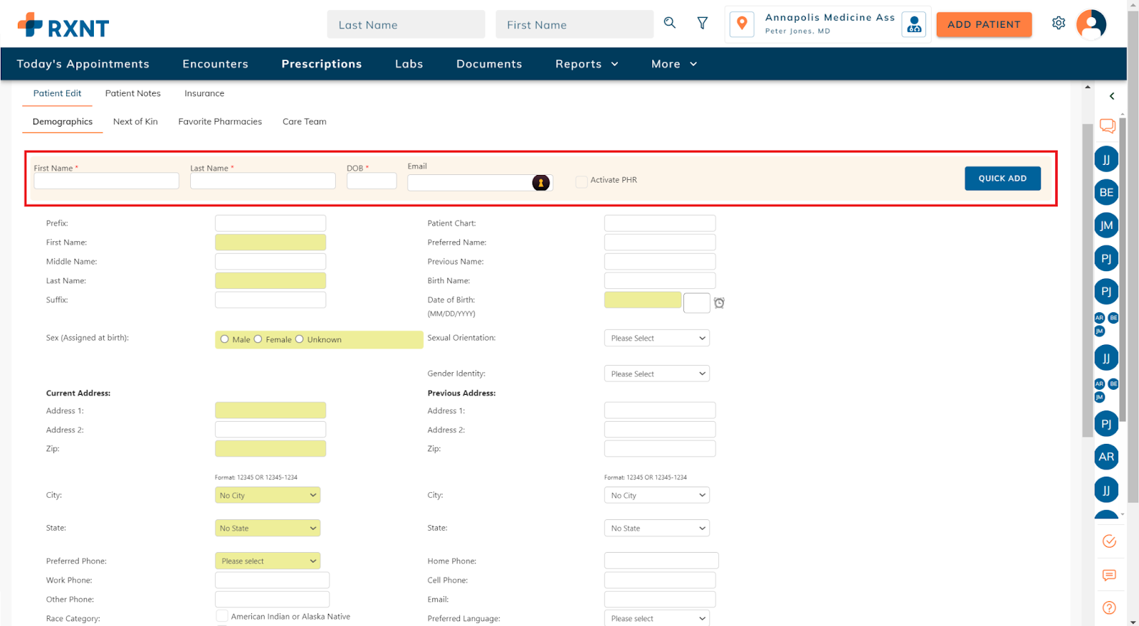Sending Patient Portal Registration – RXNT Help Center