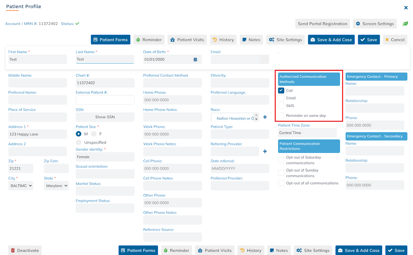Sending Patient Portal Registration – RXNT Help Center