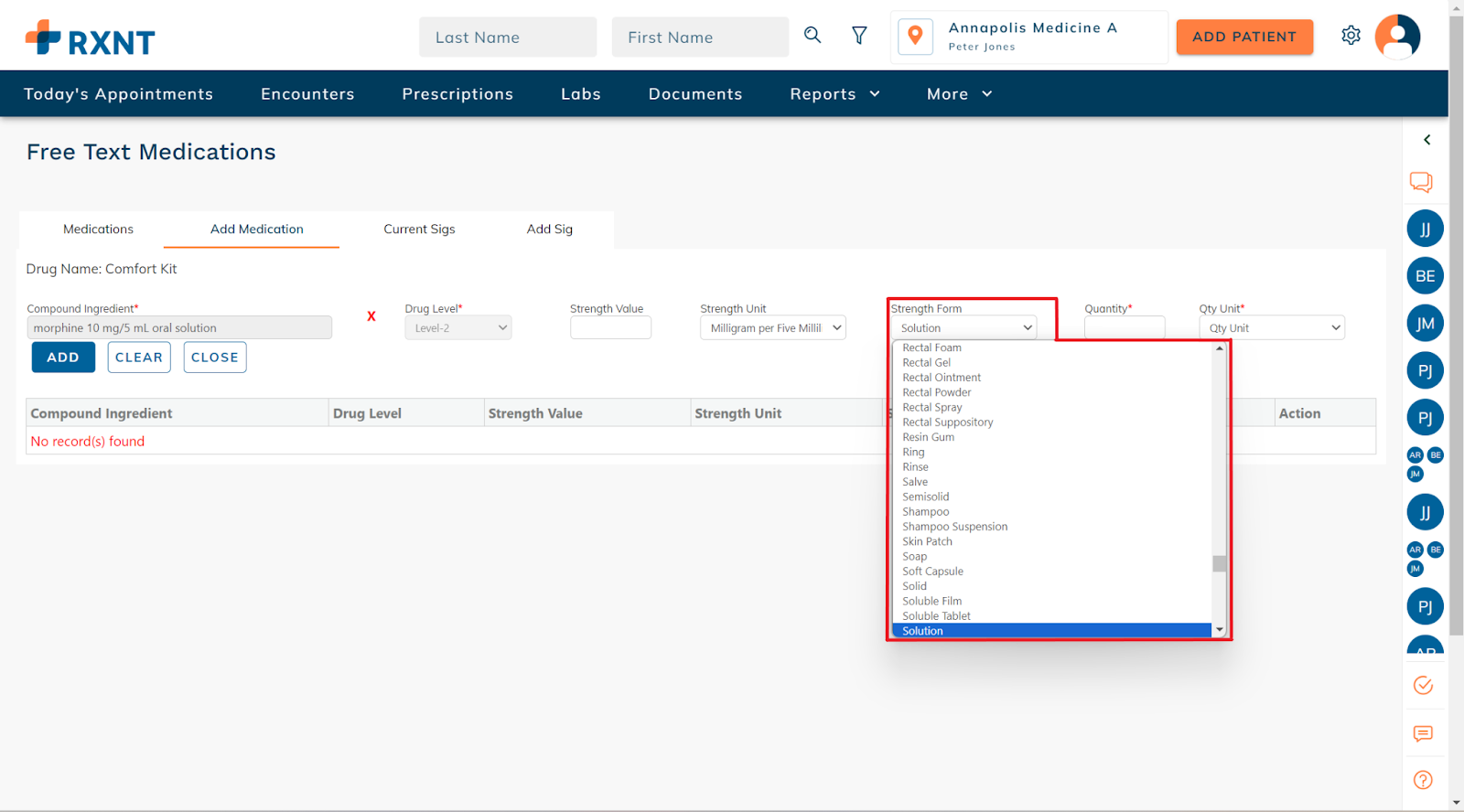 Medication Management – RXNT Help Center