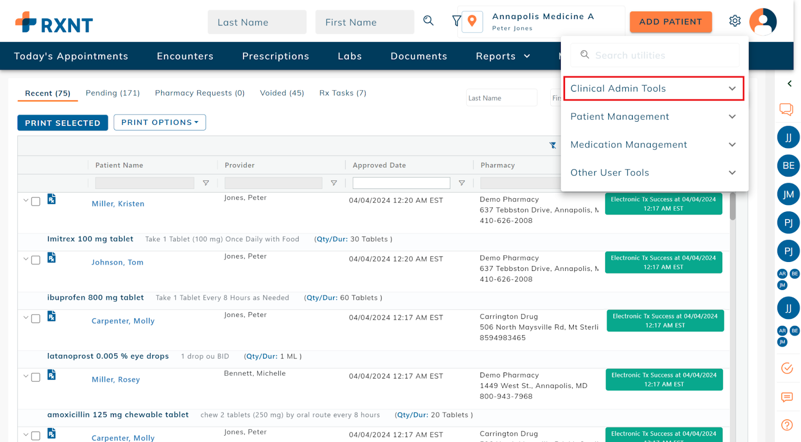 Medication Management – RXNT Help Center
