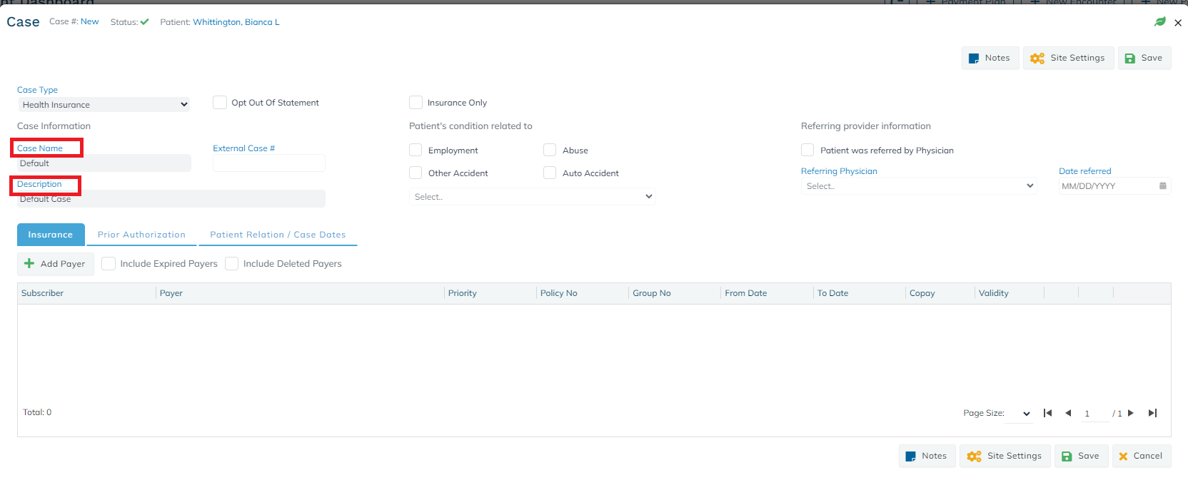 Create a Patient Case – RXNT Help Center