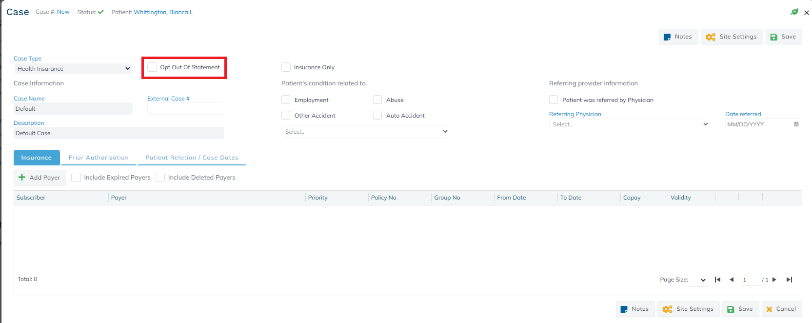 Create a Patient Case – RXNT Help Center