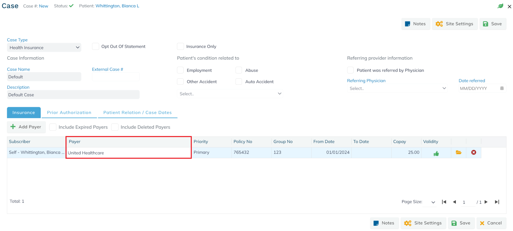Create a Patient Case – RXNT Help Center