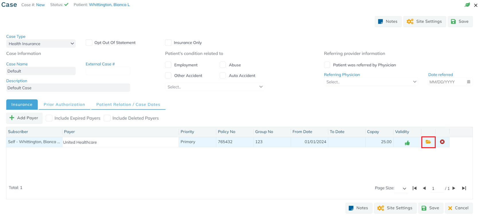 Create a Patient Case – RXNT Help Center