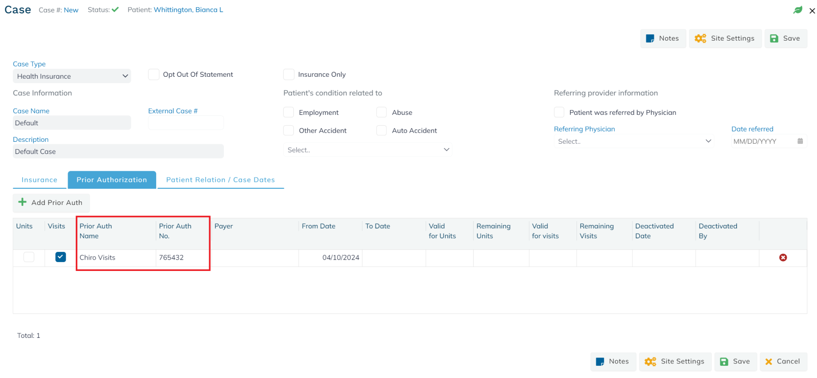 Create a Patient Case – RXNT Help Center