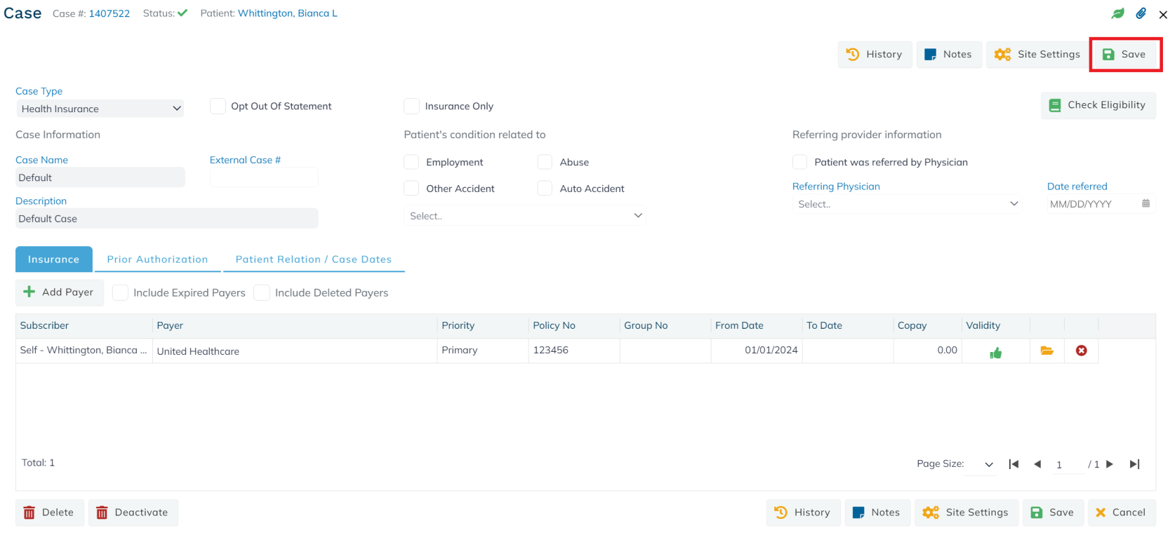 Create a Patient Case – RXNT Help Center