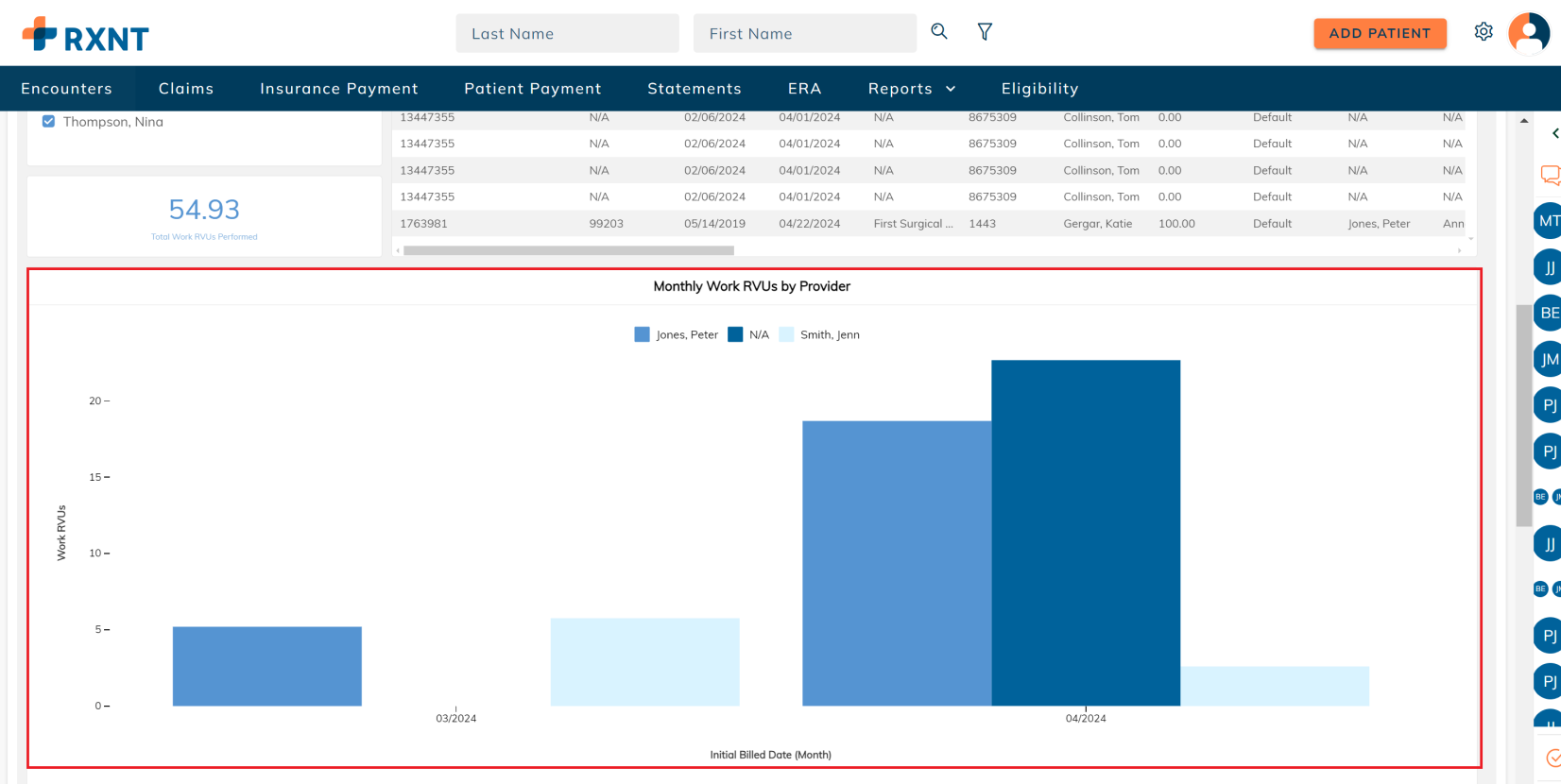 Advanced Reporting - RVUs – RXNT Help Center