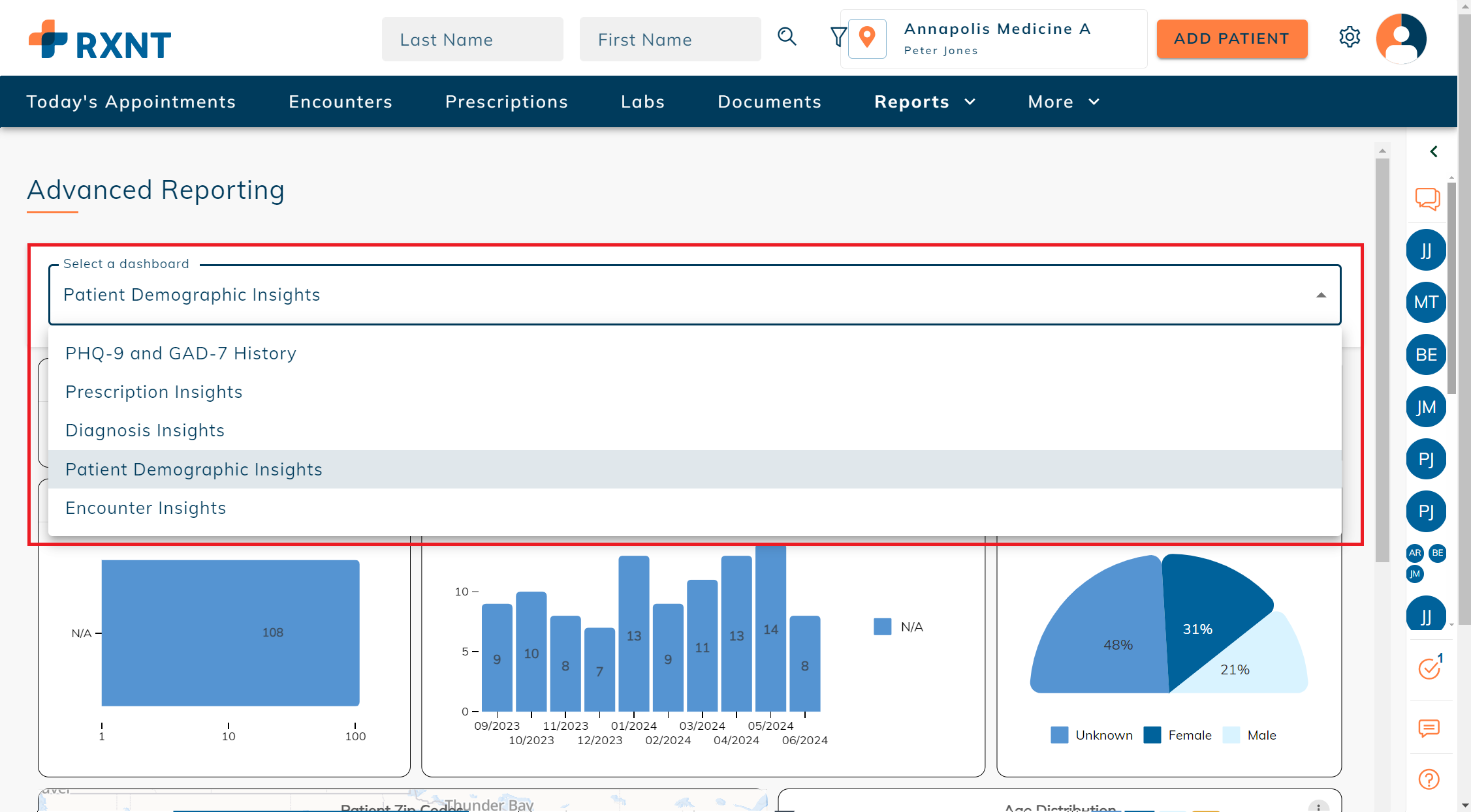 Advanced Reporting - Patient Demographic Insights – RXNT Help Center