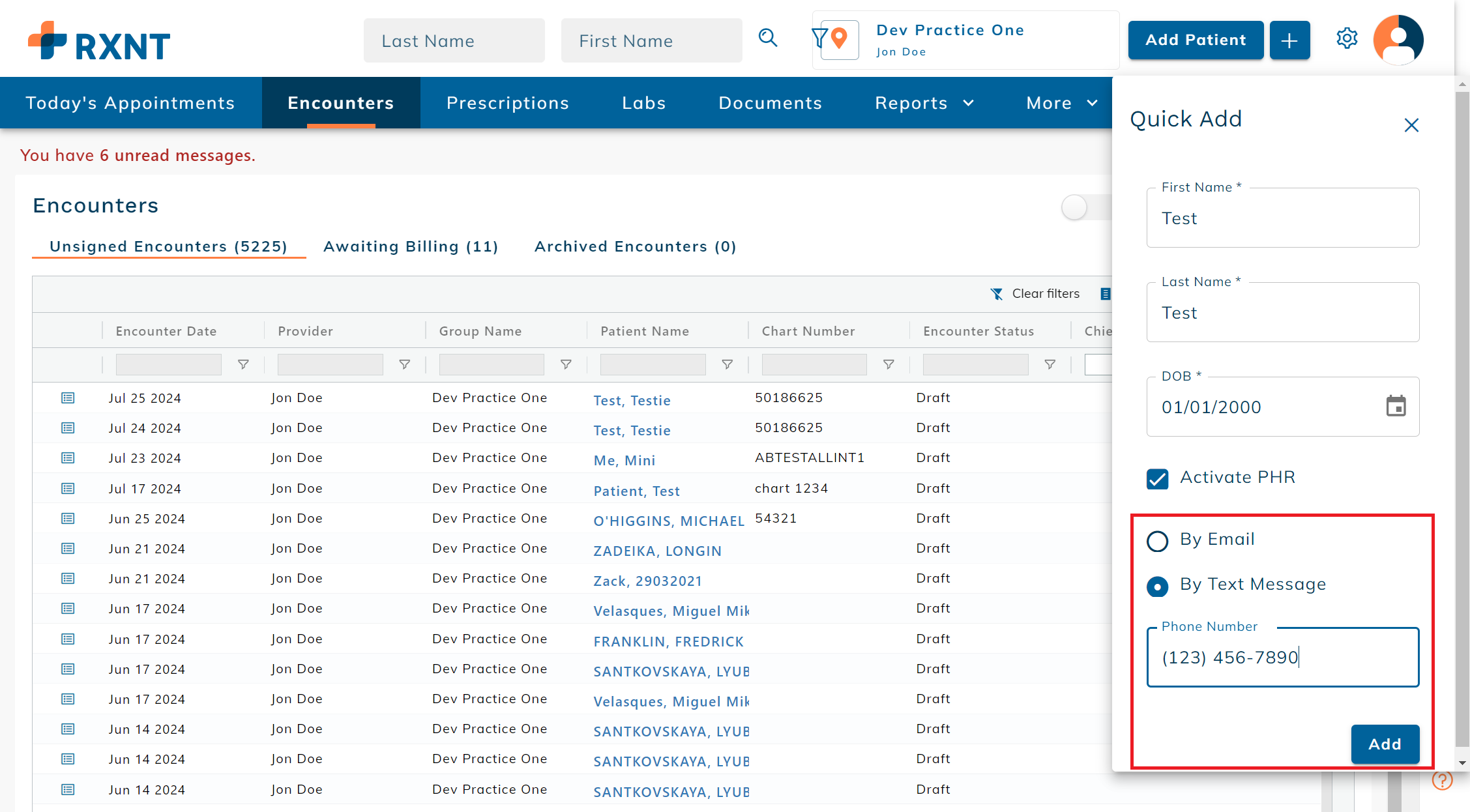 Add and Search Patients using all RXNT Solutions – RXNT Help Center