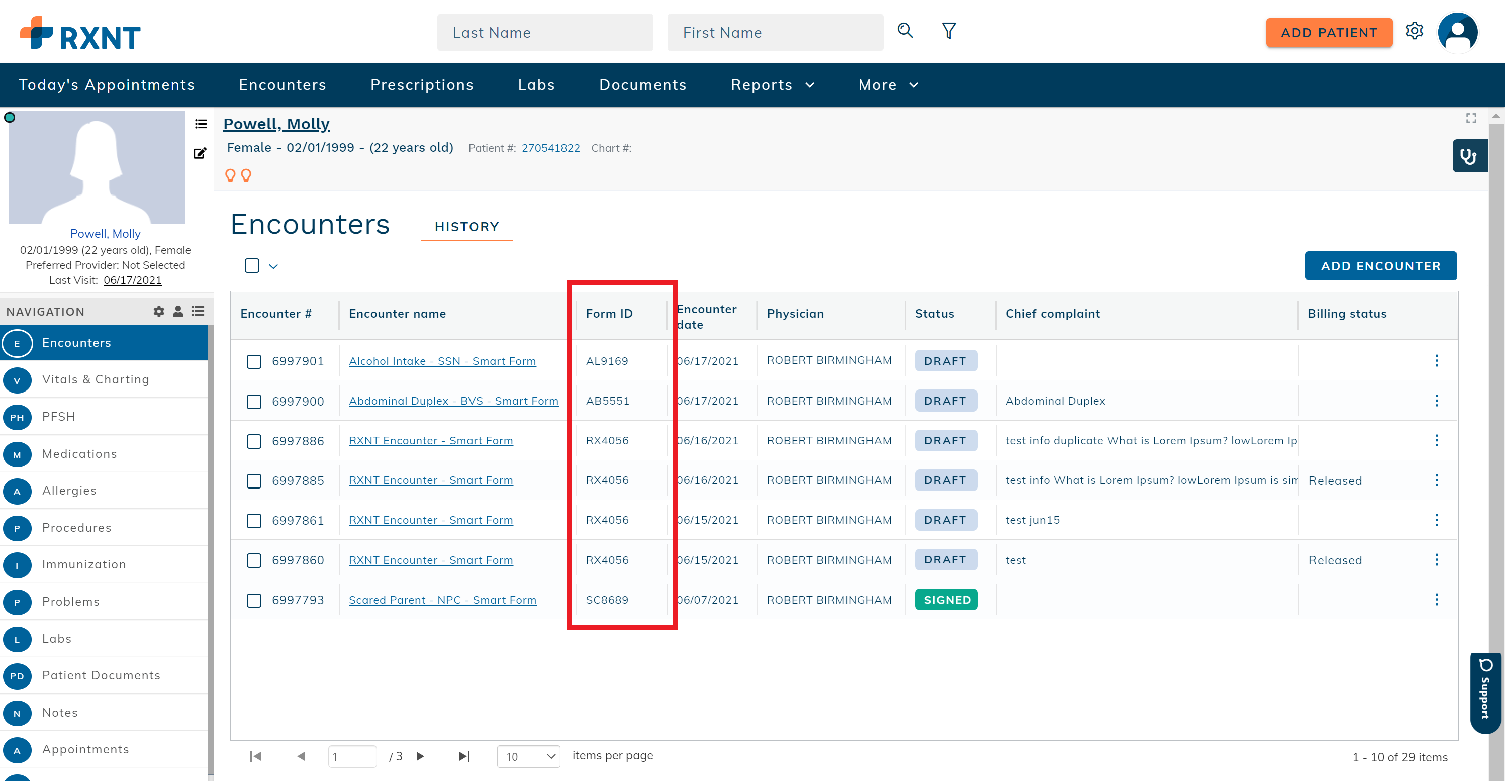 Manage Smart Forms – RXNT Help Center