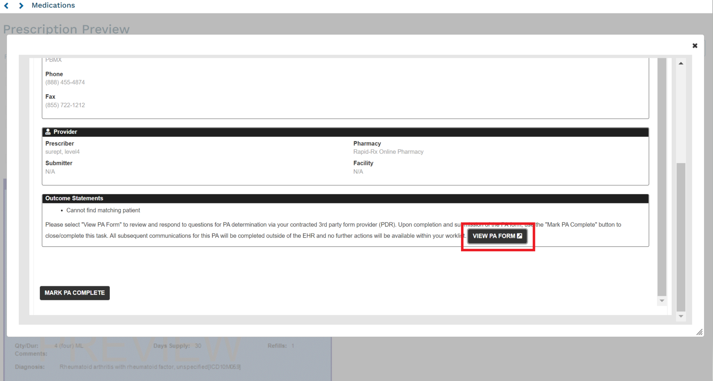 Enhanced Electronic Prior Authorization (EPA) – RXNT Help Center