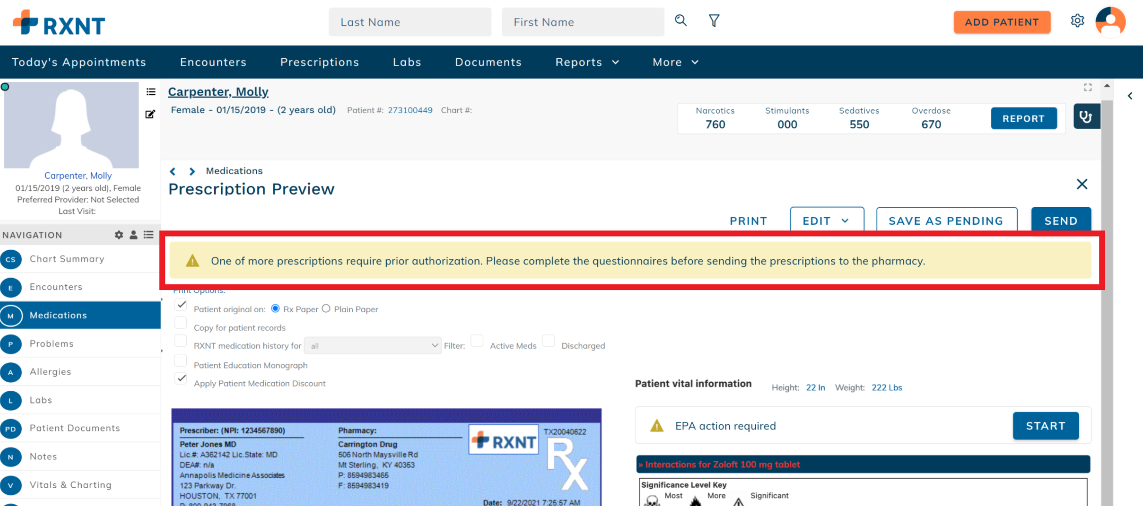 Enhanced Electronic Prior Authorization (EPA) – RXNT Help Center