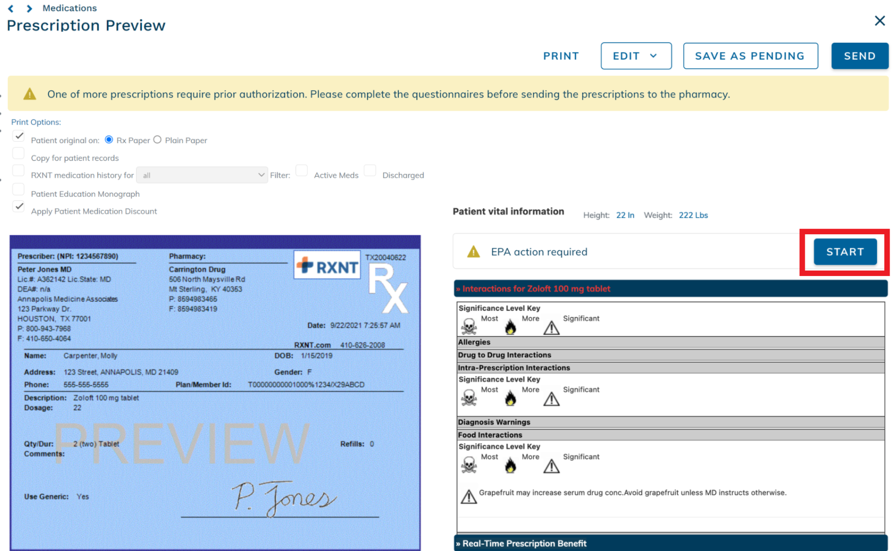 Enhanced Electronic Prior Authorization (EPA) – RXNT Help Center