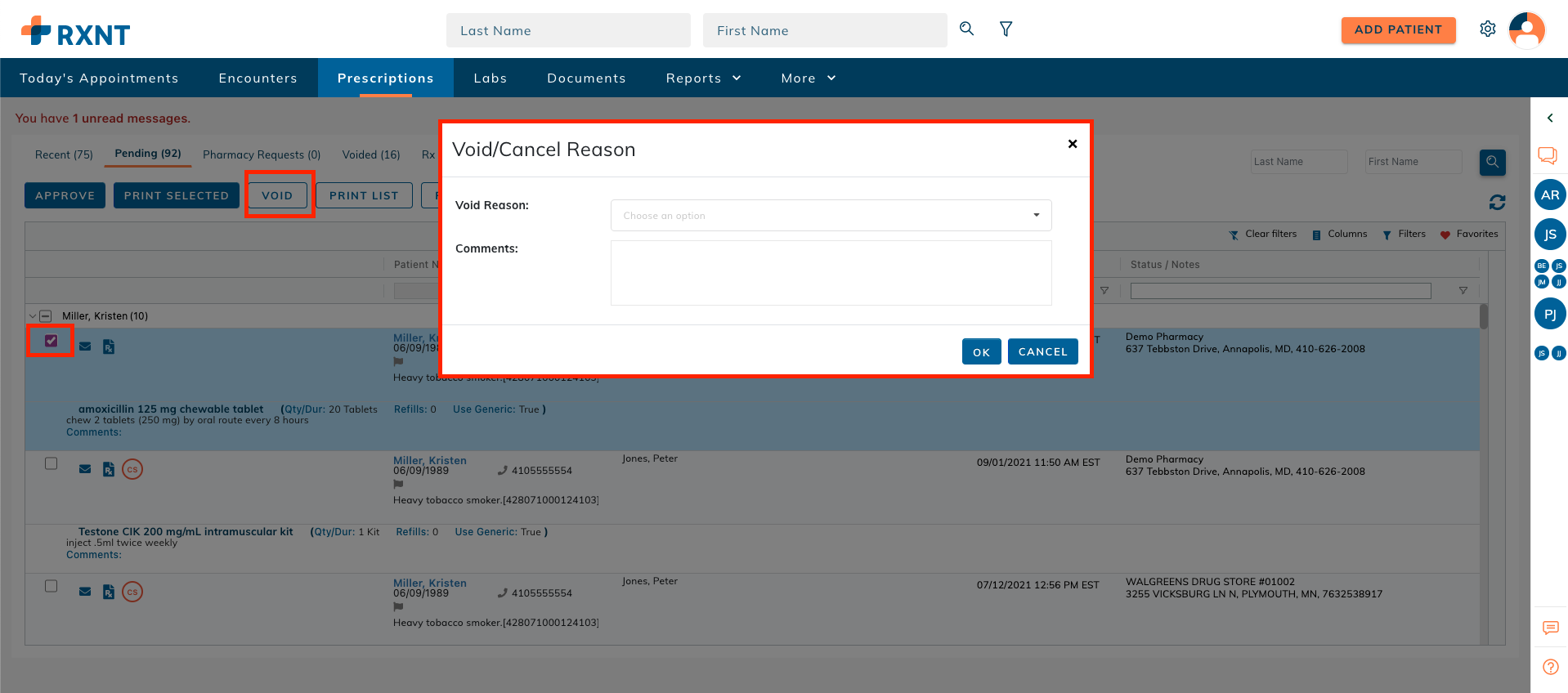 Prescriptions from the Provider Dashboard – RXNT Help Center